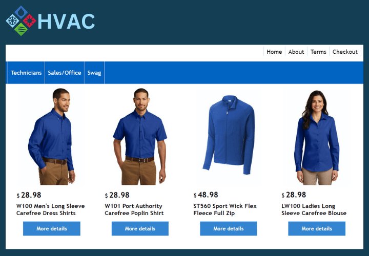 Types of Company Stores | Stitch Logo Custom Stores